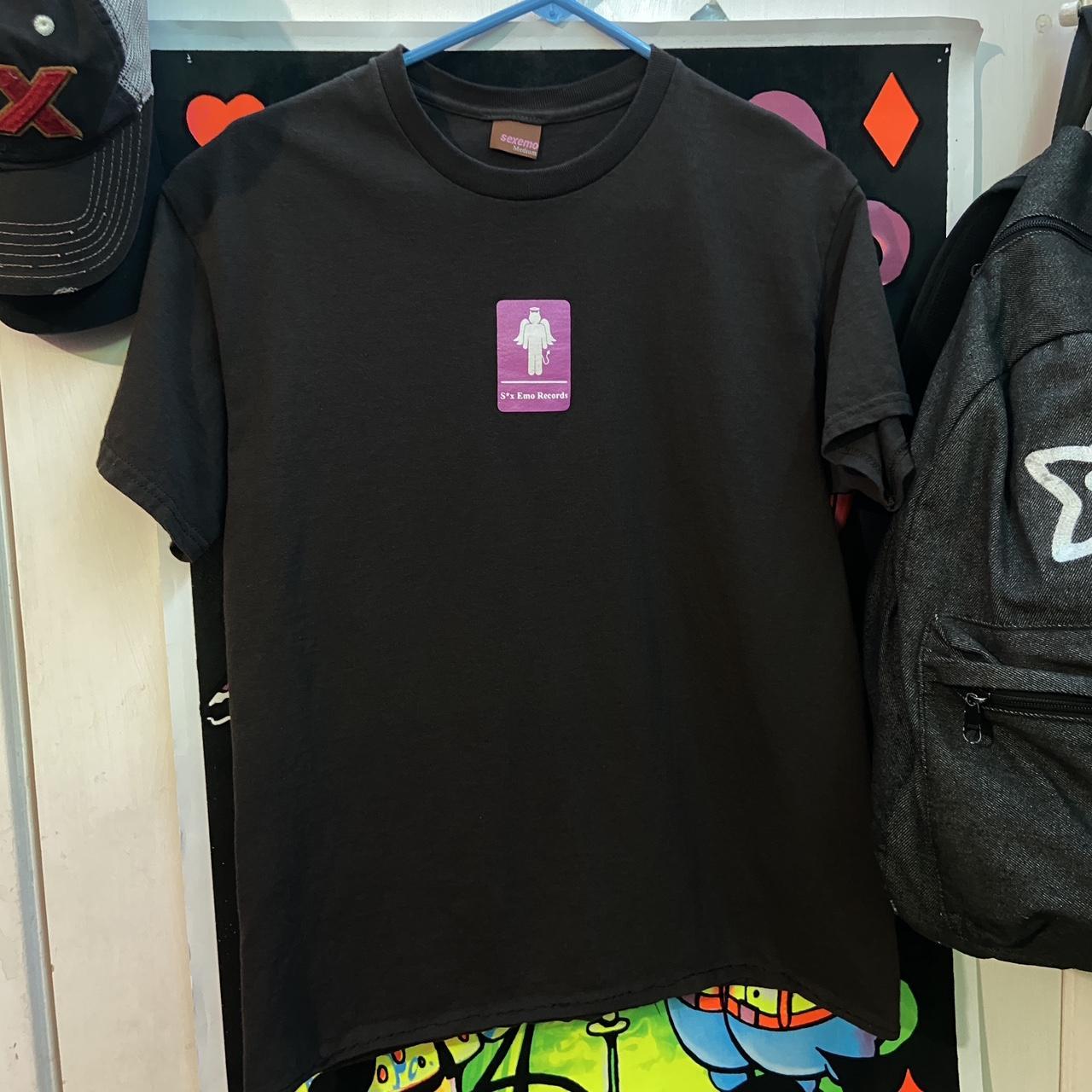 Sex emo shirt correctly hemmed to size medium... | Depop