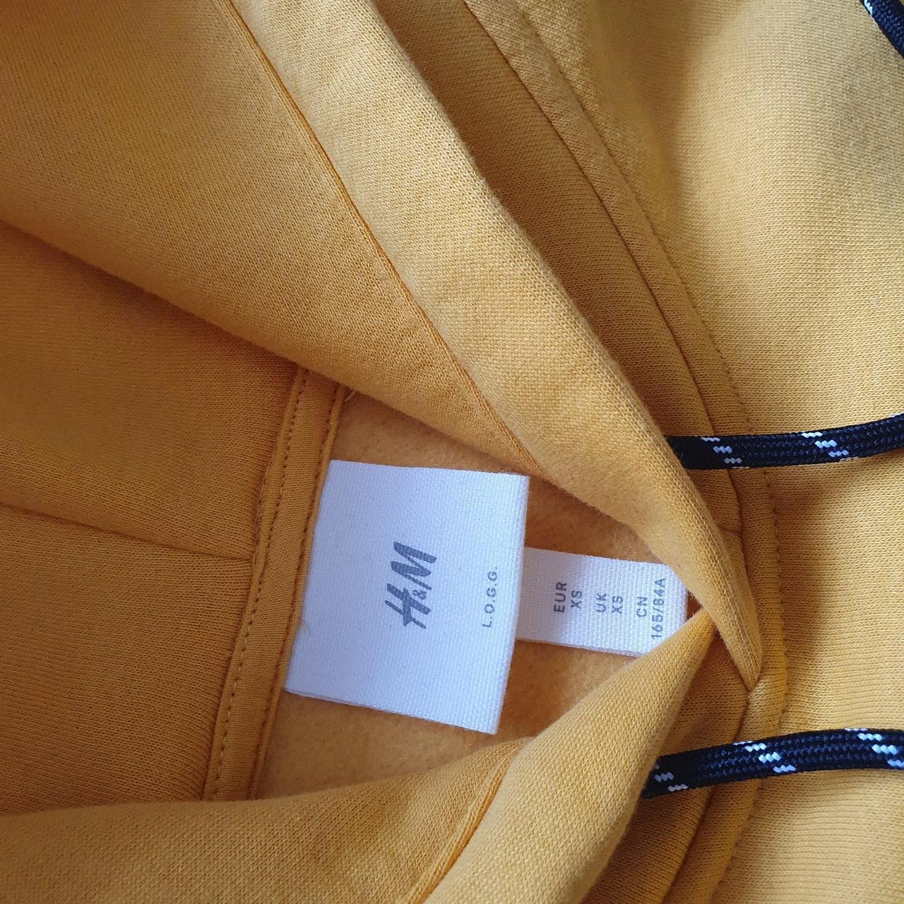 Yellow Hoody H&M, XS Only worn few times, very very... - Depop