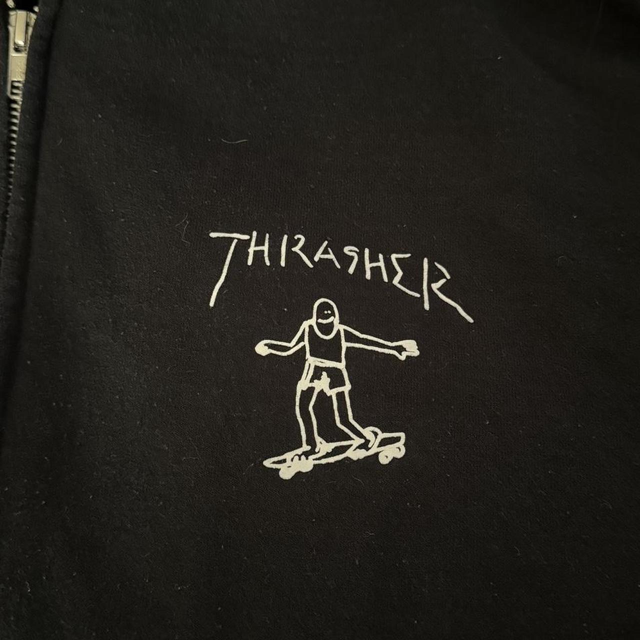 Thrasher jacket / zip up Large new condition - Depop