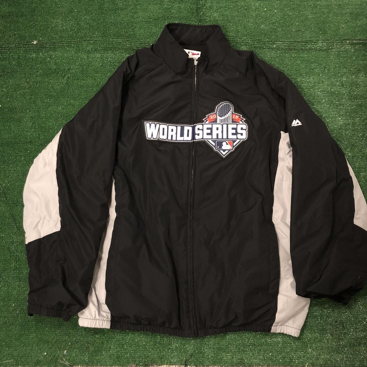 MLB puffer jacket World Series 2015 #mlb #baseball... - Depop