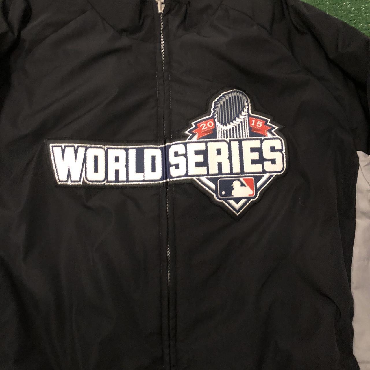 MLB puffer jacket World Series 2015 #mlb #baseball... - Depop