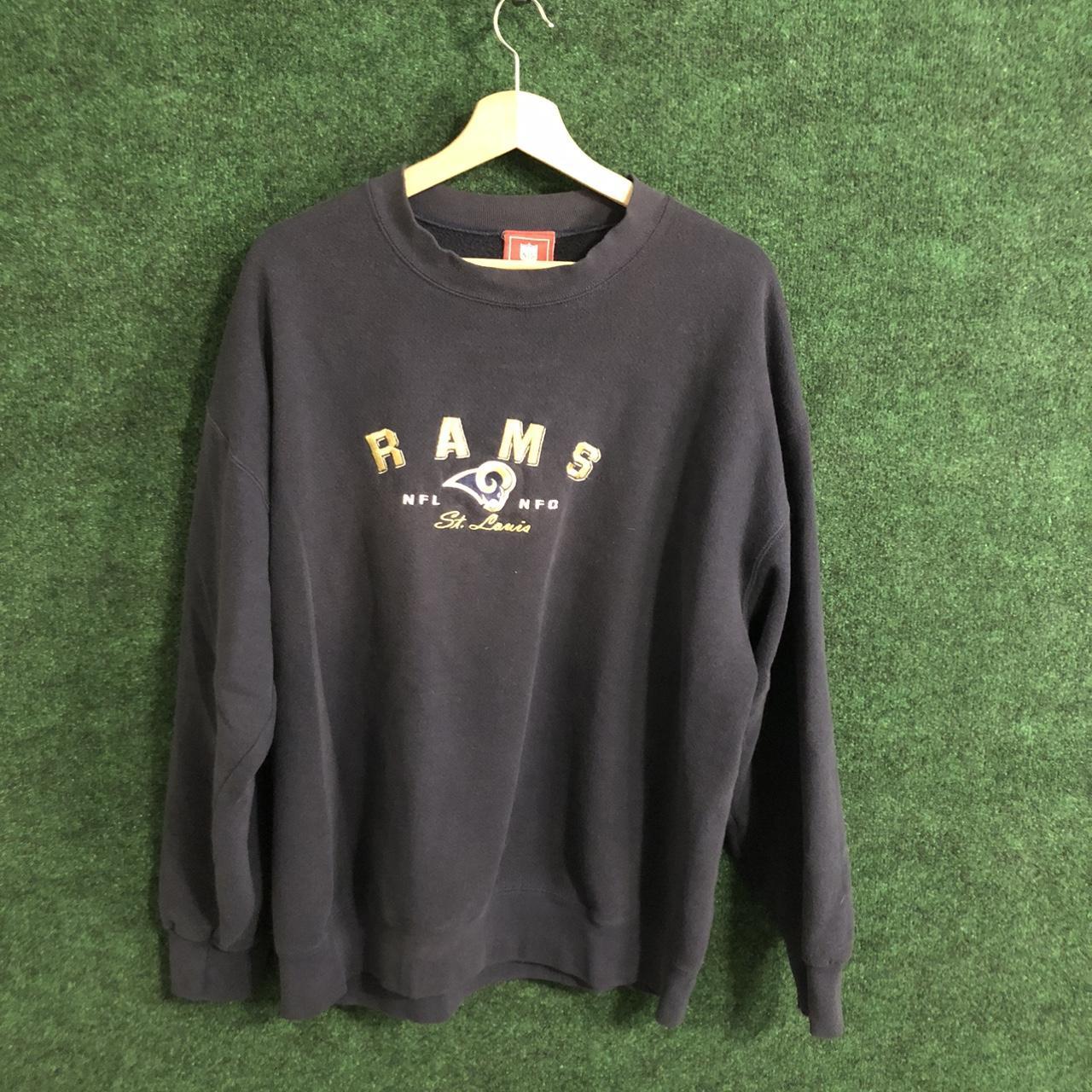 St. Louis Rams crew neck NFL tag Faded tag but fits... - Depop
