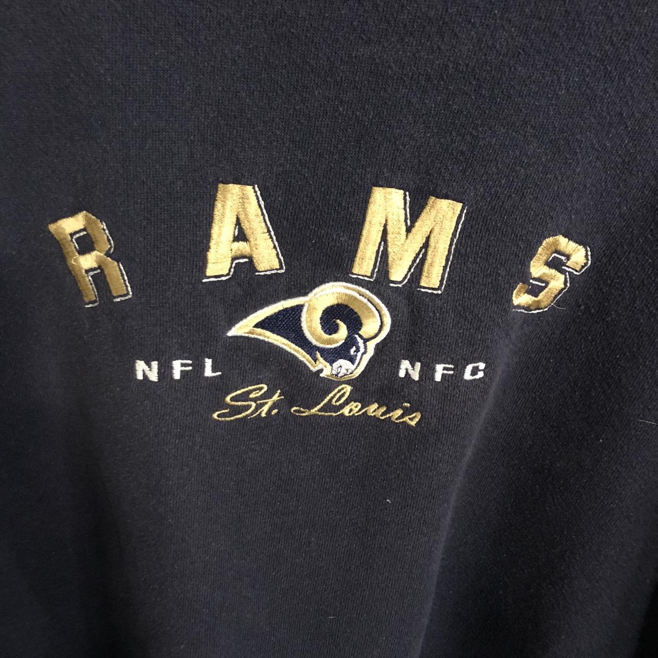 St. Louis Rams crew neck NFL tag Faded tag but fits... - Depop
