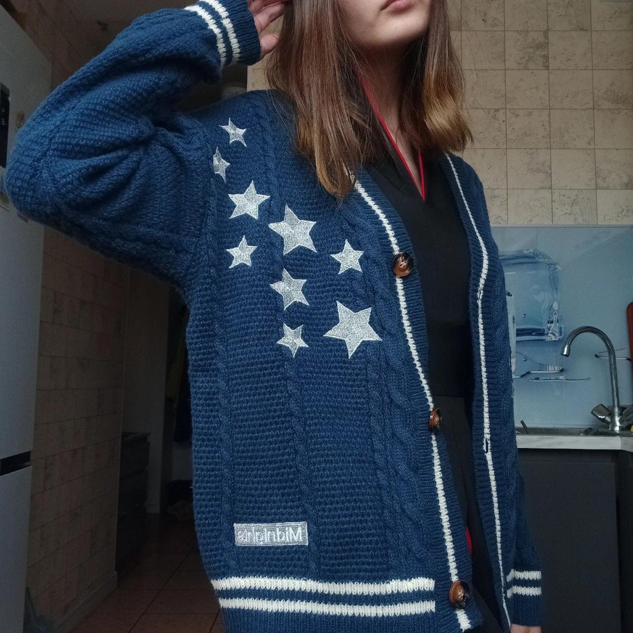 Tay Beige Star Lor Embroidery Cardigans Luxury Woman... - Depop