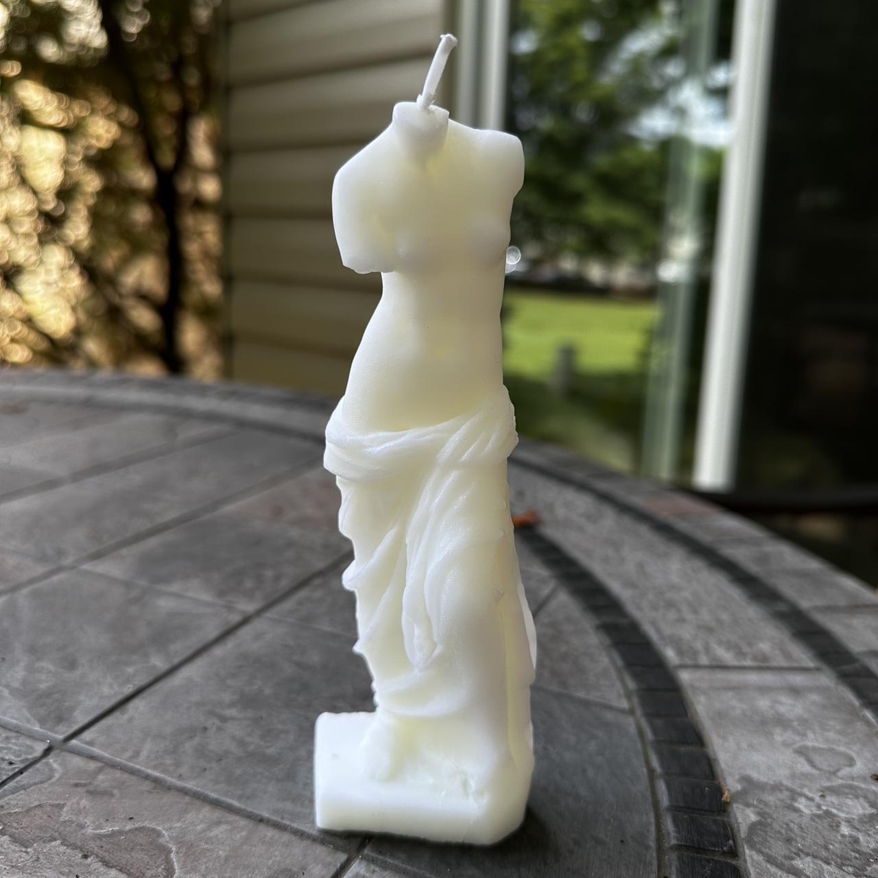 Greek statue candle 🏺 -unscented -brand... - Depop