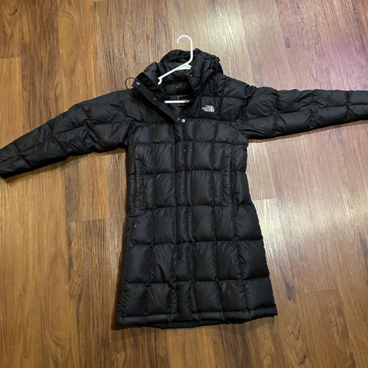 Womens size small Long length Removable hood Has... - Depop