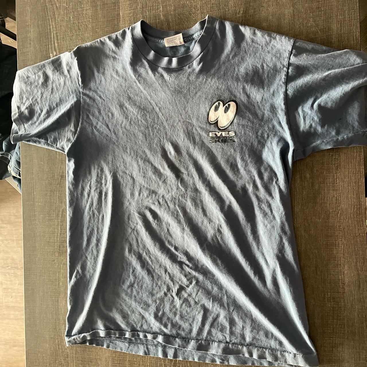 Blue, single stitch vintage “watch hour” shirt - Depop