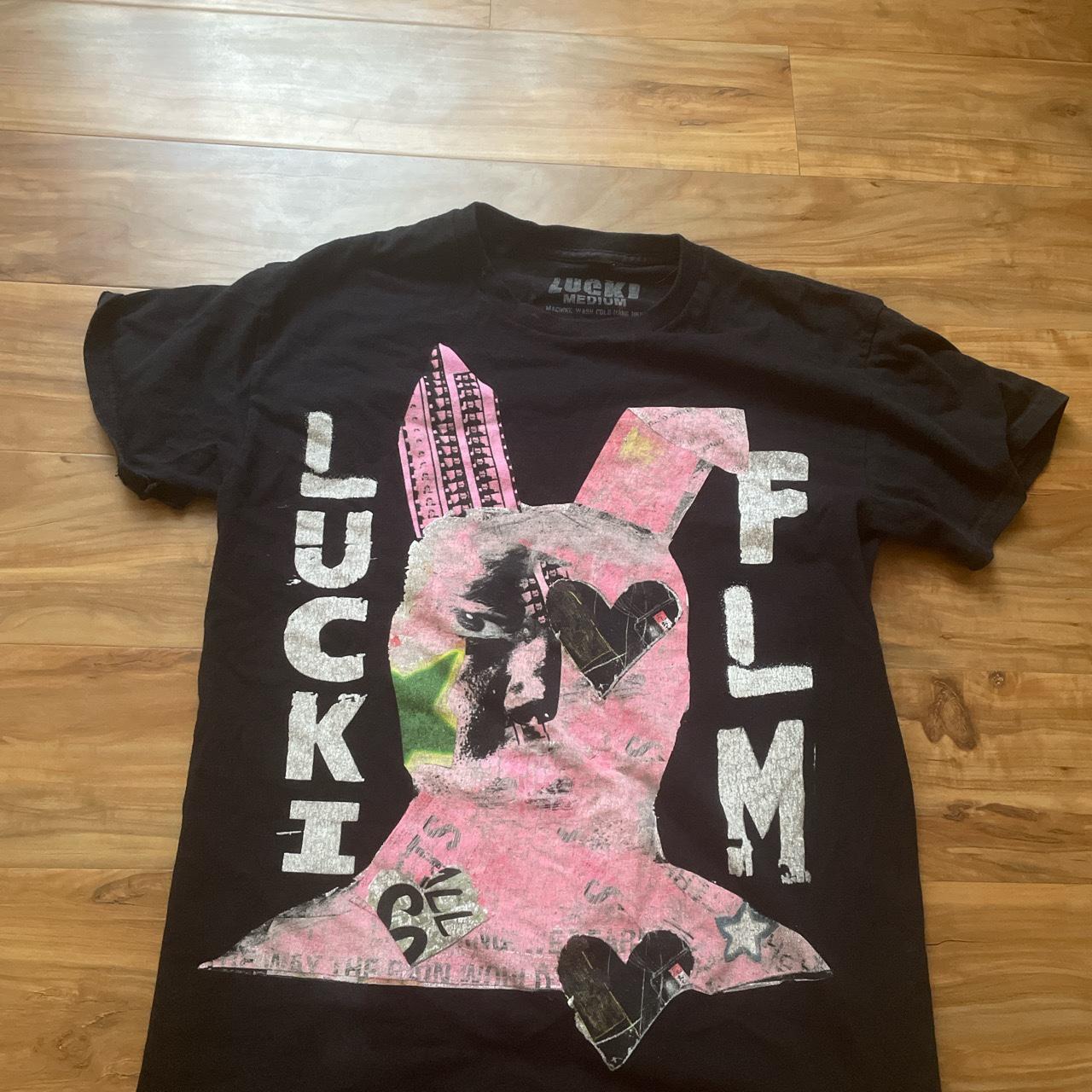 Lucki tour merch FLM Tour w/ eem triplin Size:... - Depop