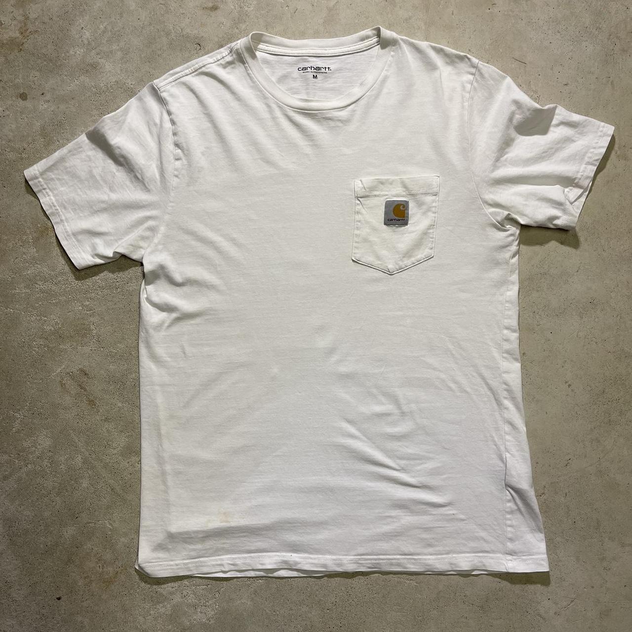 Carhartt WIP white shirt Great durable shirt for... - Depop