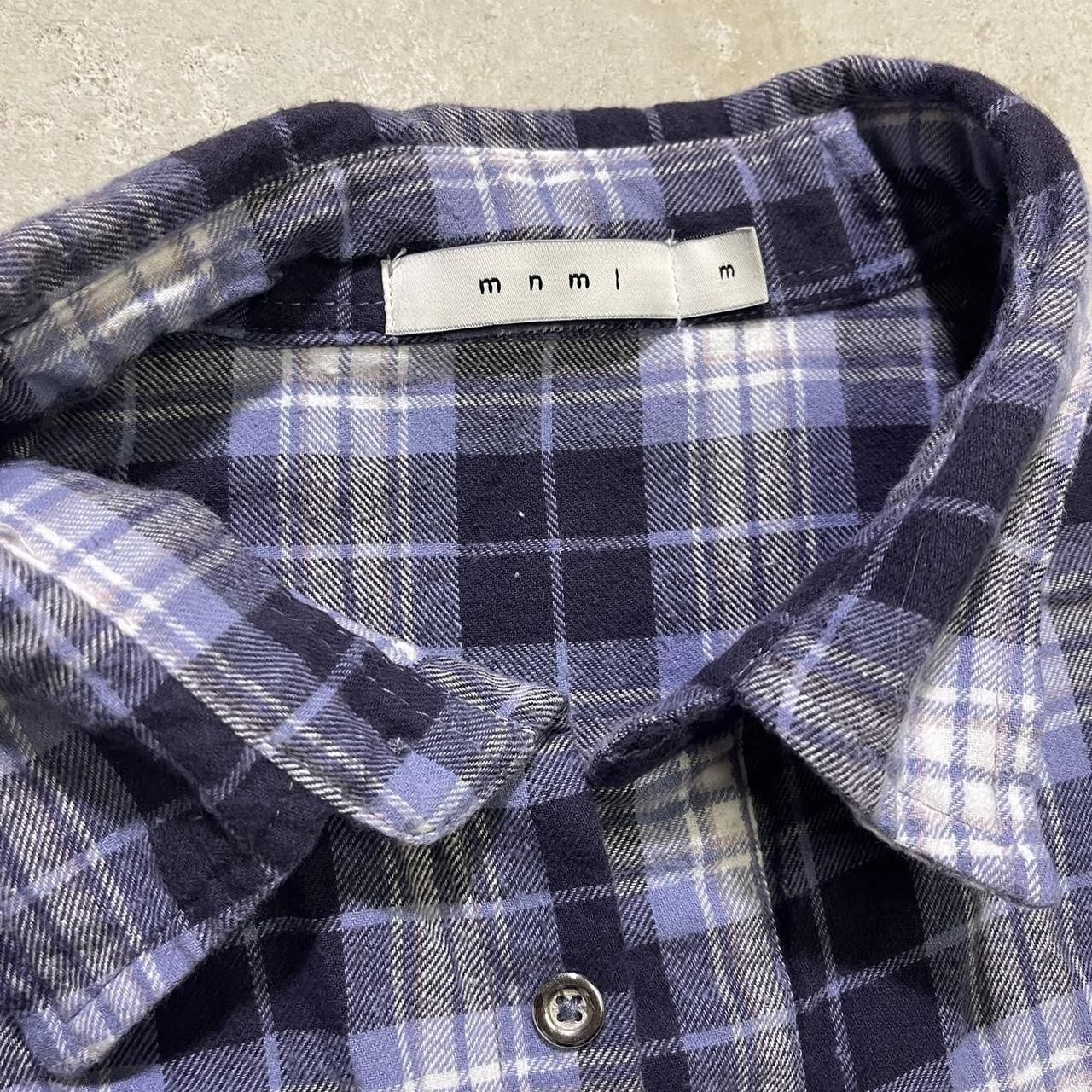 Mnml flannel Clean color combo Sz med #mnml... - Depop