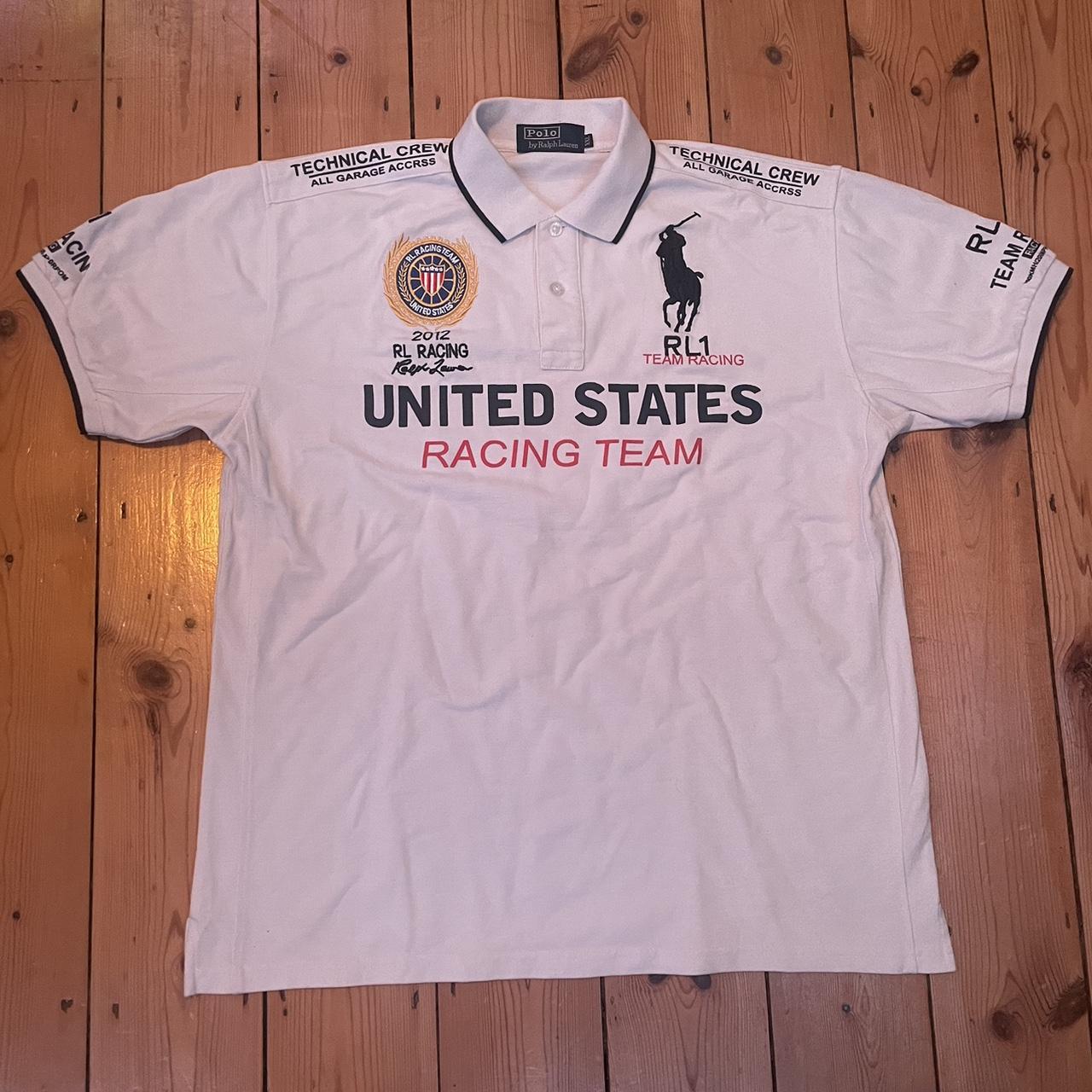 Ralph Lauren Racing Polo Shirt - Size XXL - amazing... - Depop