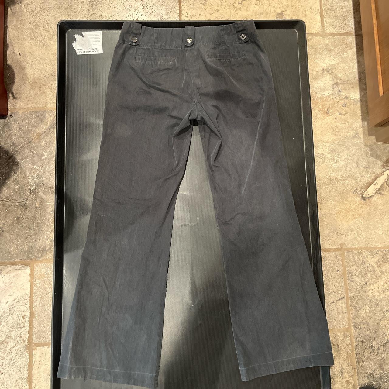 straight/bootcut low rise cargo pants. super cute... - Depop