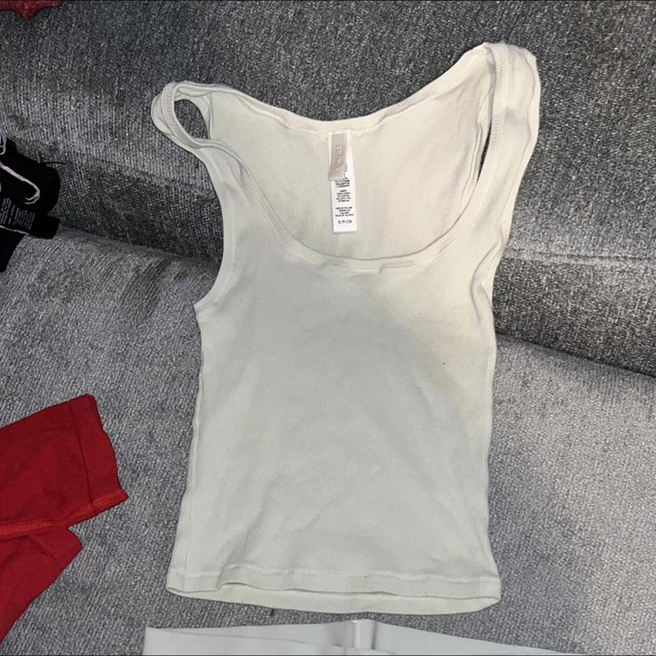 Brand new skims set in bone! Both items size small!... - Depop