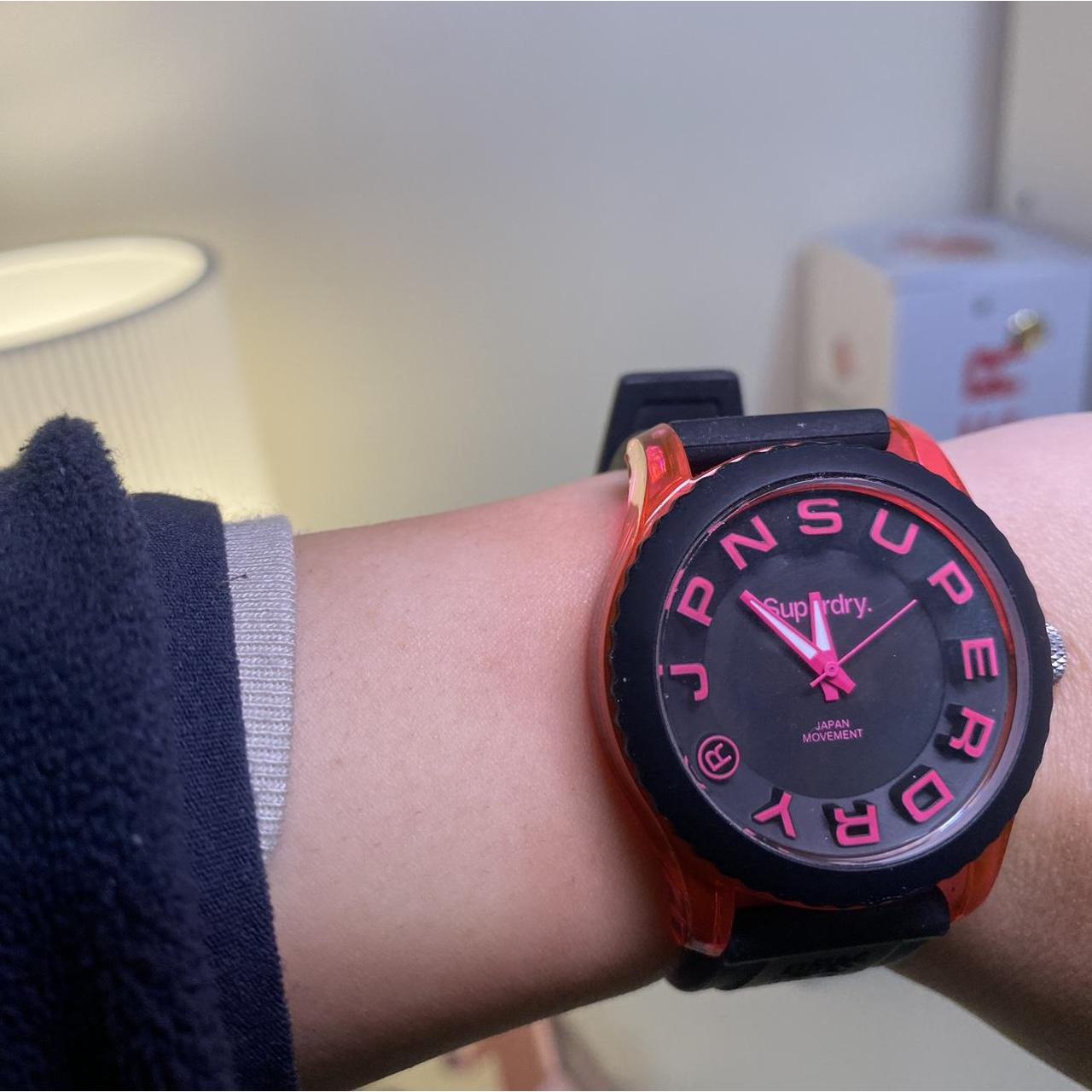 Super dry watch working -new battery fitted - Depop