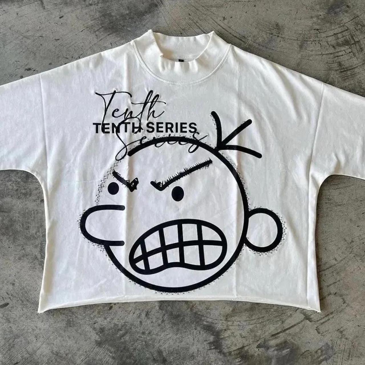 Tenth series tee size L amazing texture of the... - Depop