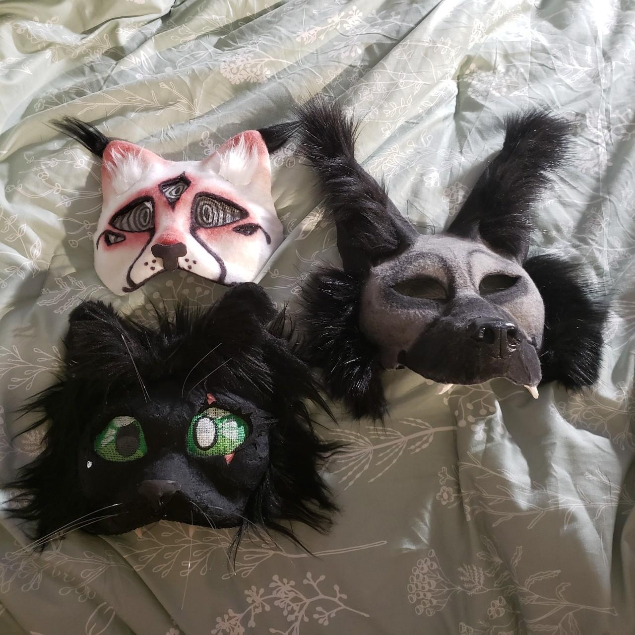 Selling all 3 of my therian masks for $75 each or... | Depop