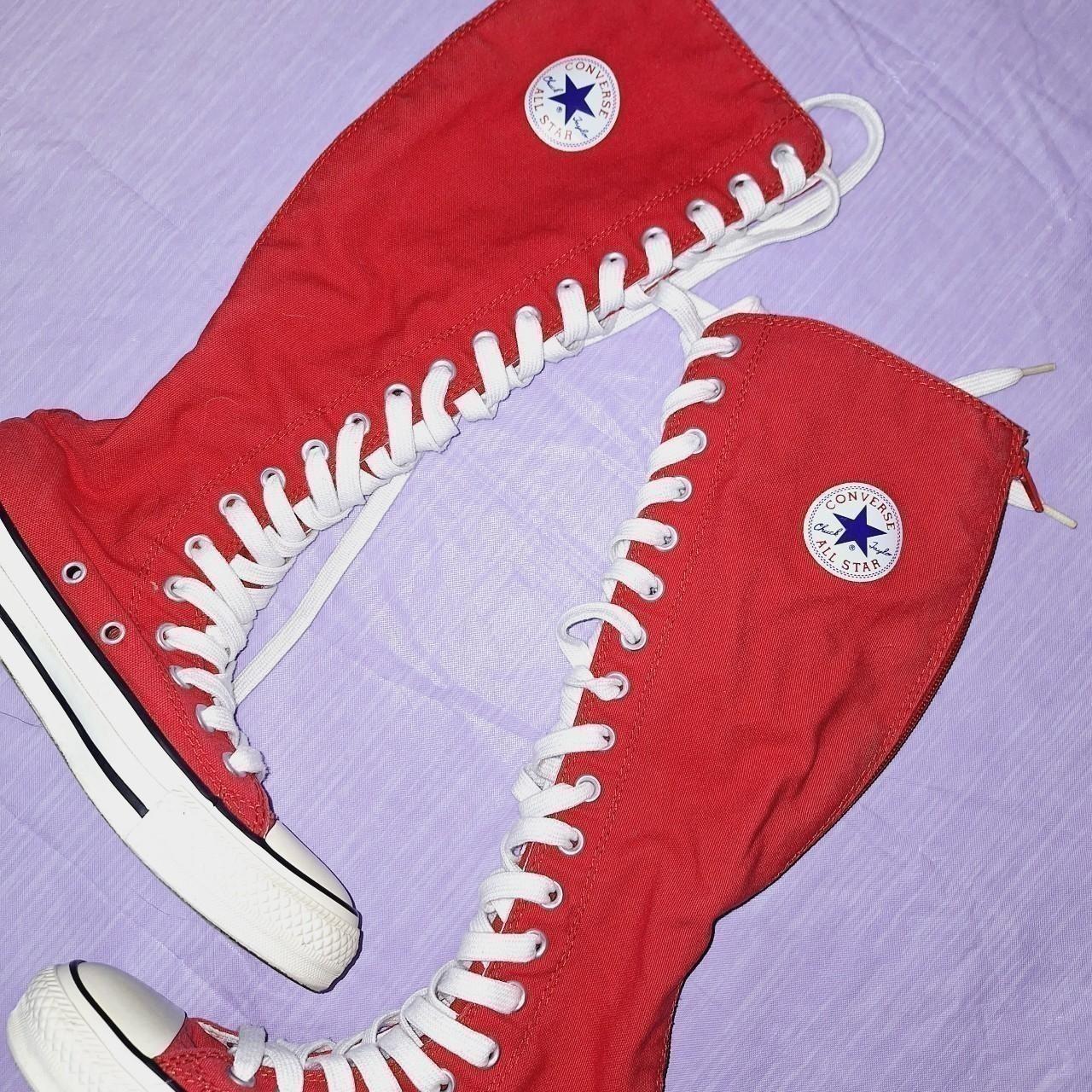 Super RARE Vintage Red Converse Size: 6 Original... | Depop