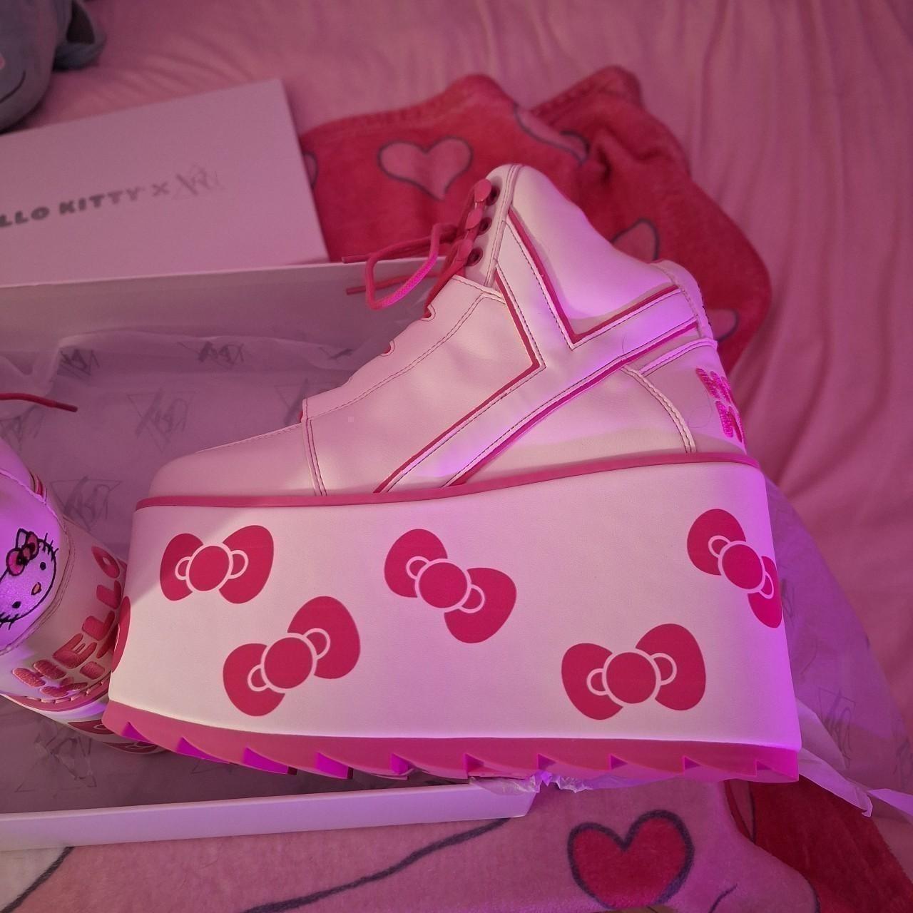 Hello Kitty platform sneakers // YRU SOLD OUT ON... | Depop