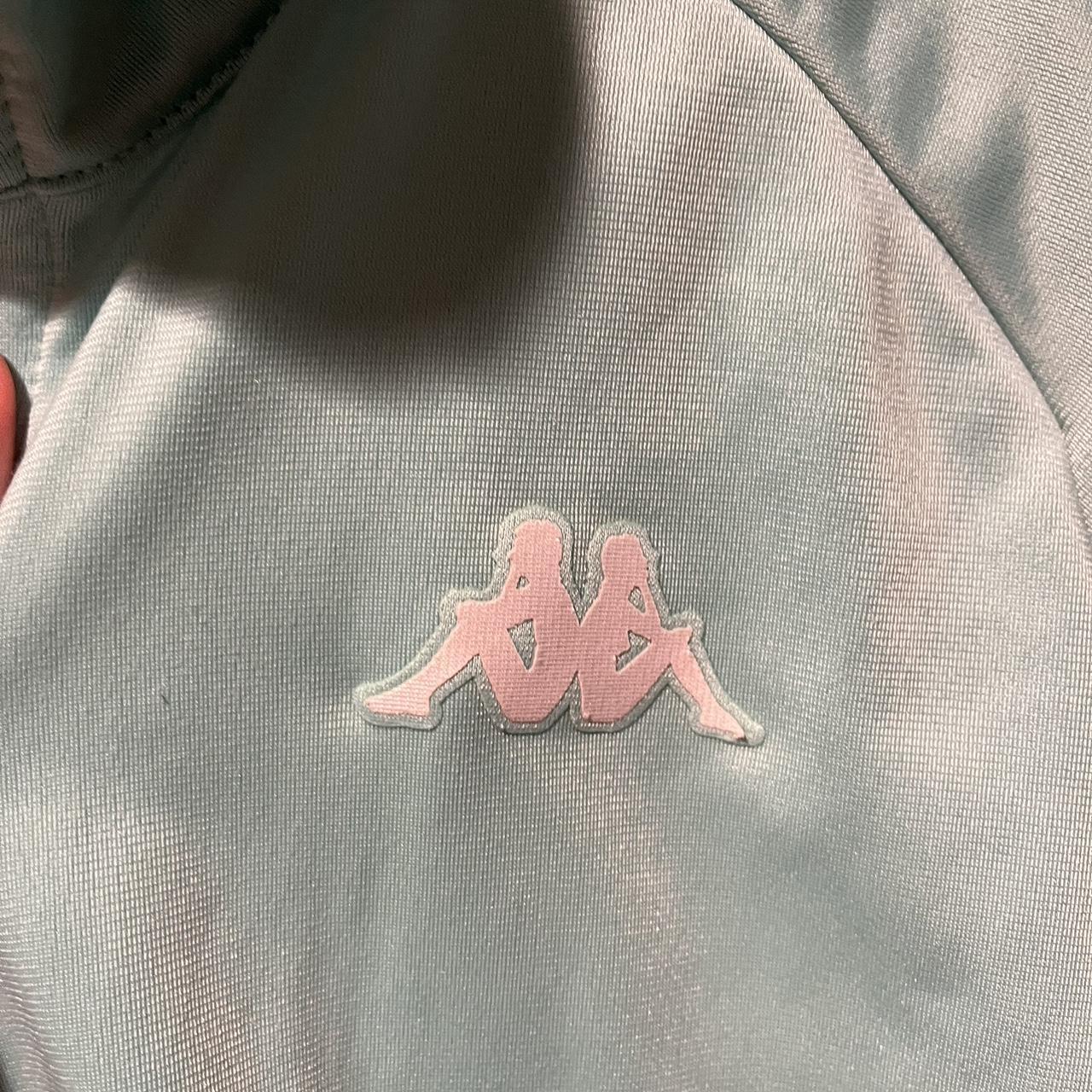 Blue Kappa Full Zip Jacket - Depop