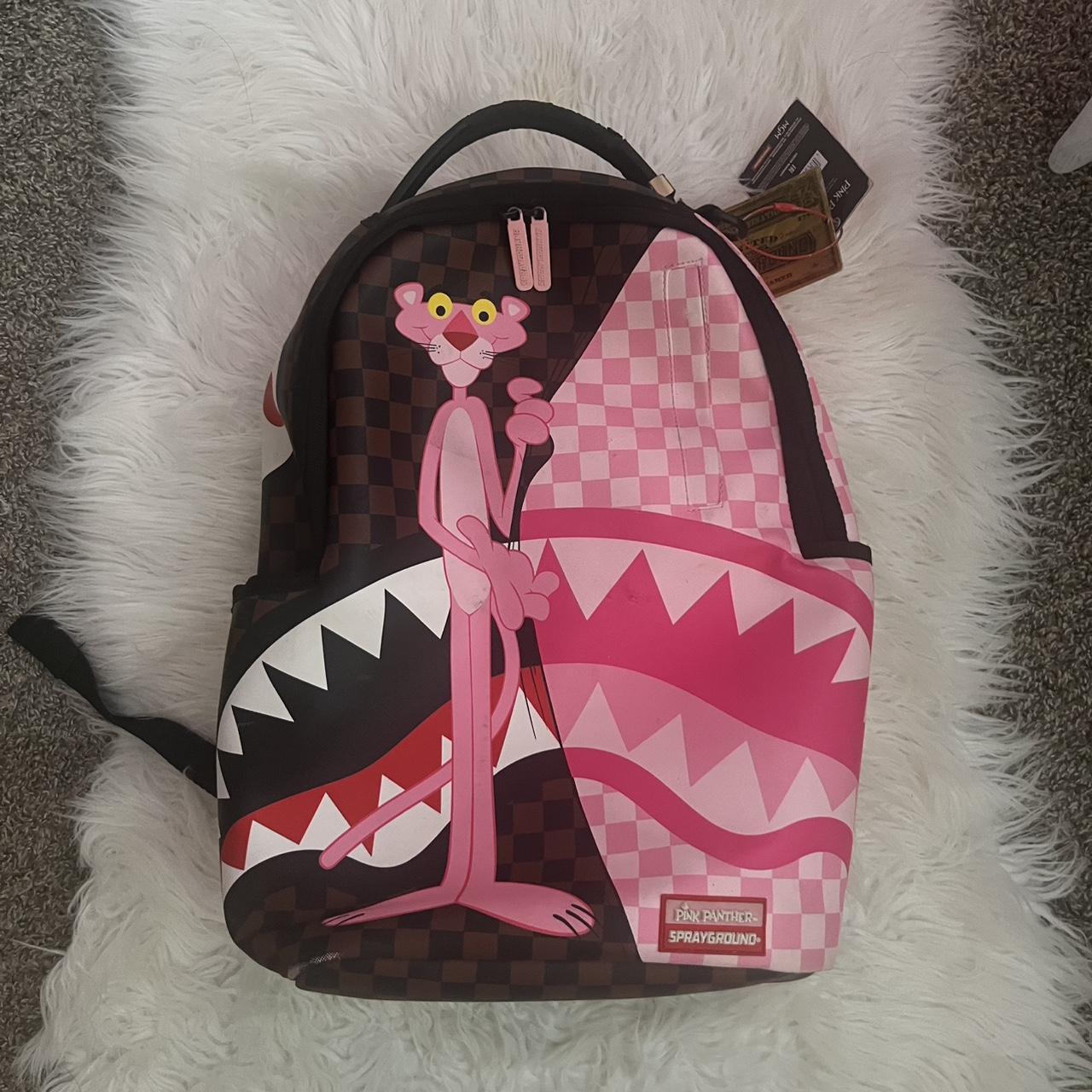 PINK PANTHERS SPRAY GROUND BACKPACK #sprayground... | Depop
