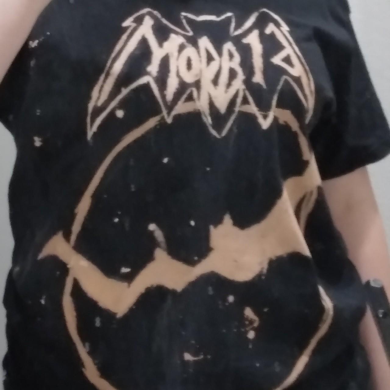 Handmade Morbid band December Moon shirt with... | Depop