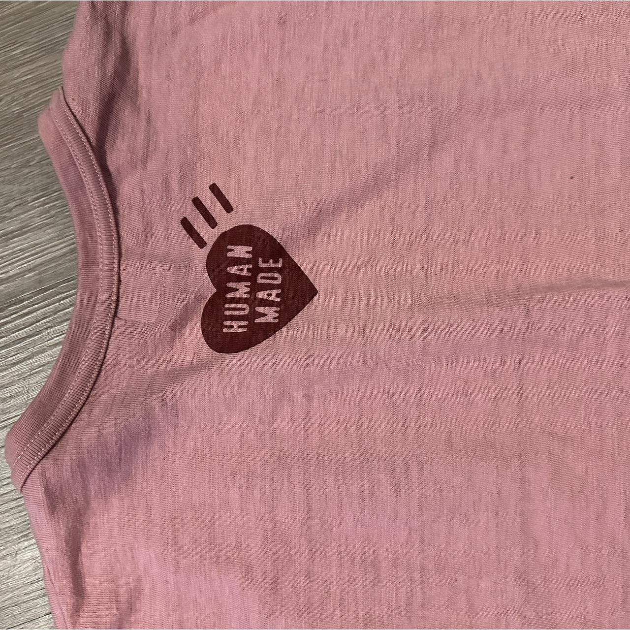 🔥 Rare Human Made x Lil Uzi Vert collab pink tee!... - Depop