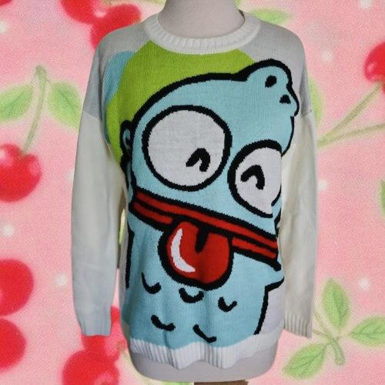Sanrio Hangyodon Sweater y2k kawaii Women’s medium... - Depop