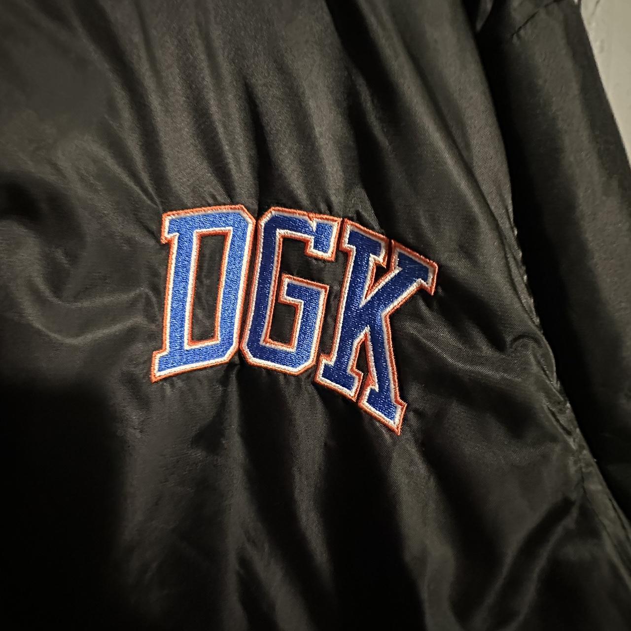 DGK Bomber jacket with hood Great condition Size L - Depop