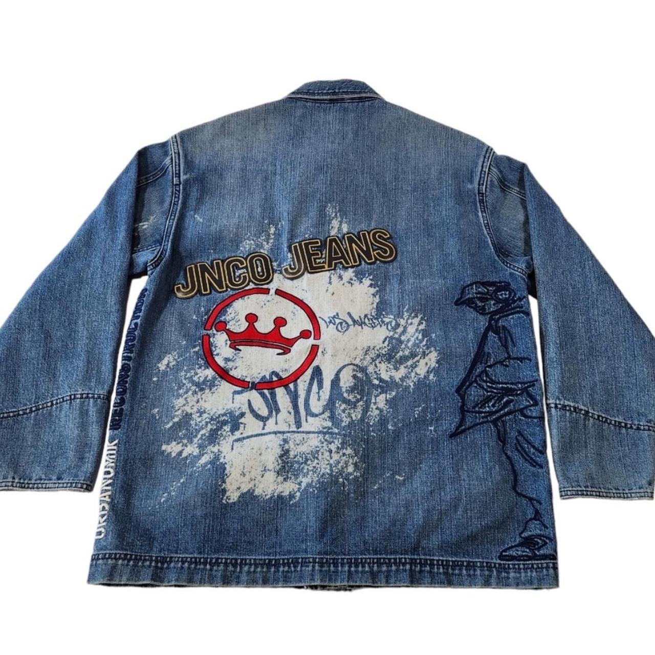 JNCO Jean Jacket🔥 -super cool personal piece, crazy... - Depop