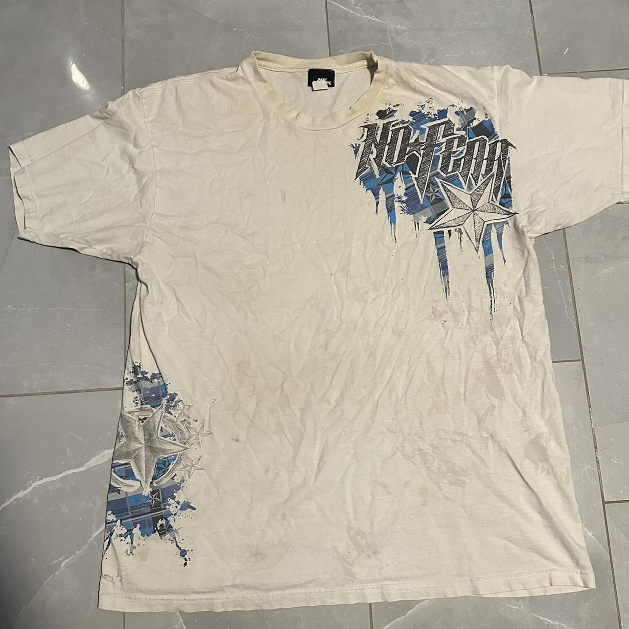 Vintage No Fear Wraparound T shirt, needs an oxy... - Depop