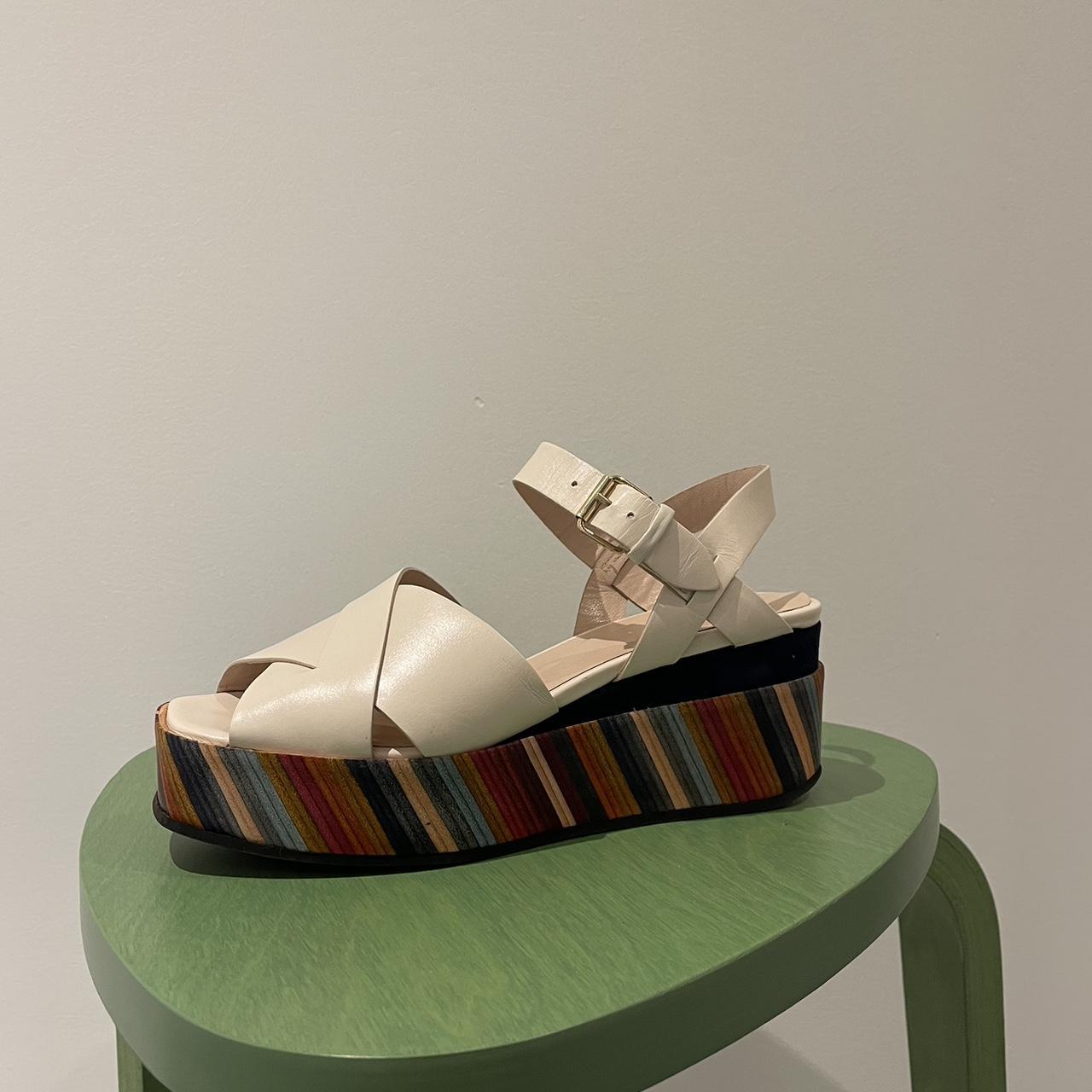 White square toe Paul Smith platform sandals. Only... - Depop