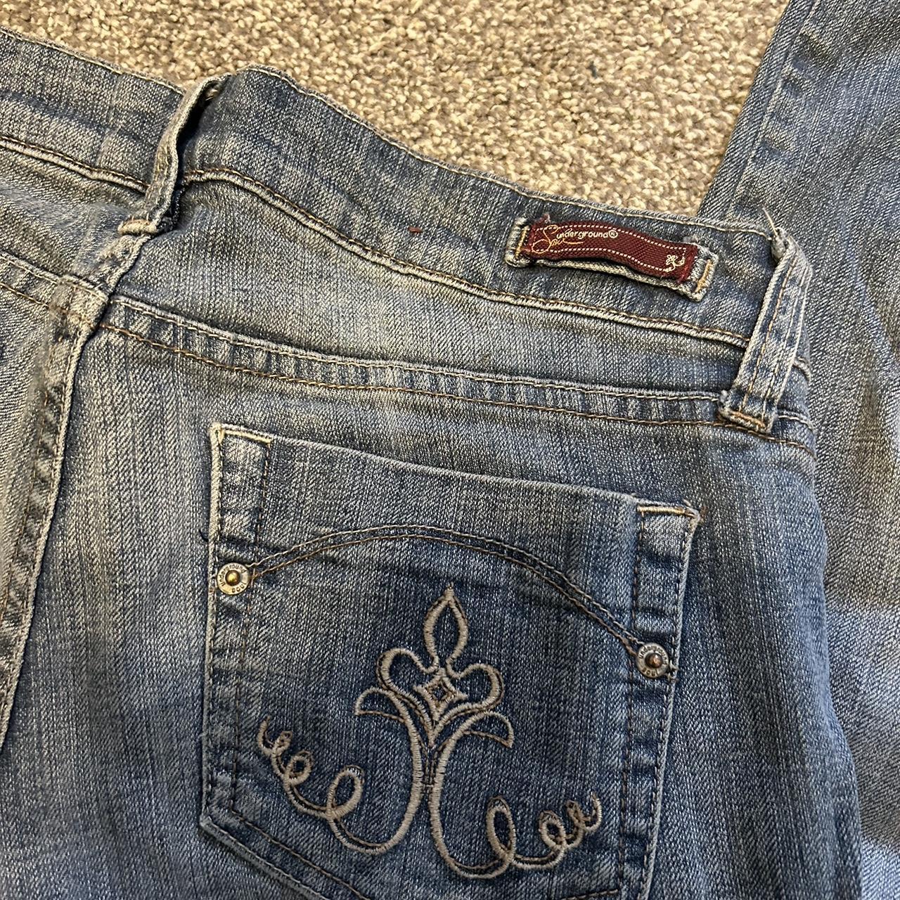 LOWRISE BOOTCUT UNDERGROUND JEANS! Size 7 - Depop