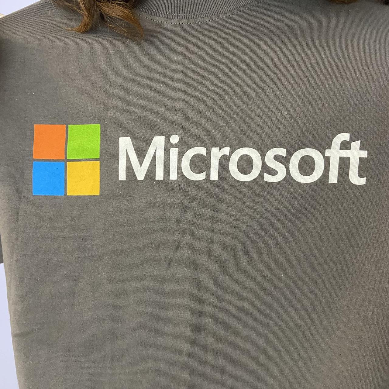 Microsoft Windows logo grey graphic T🪟 •Size L🌟 •In... - Depop