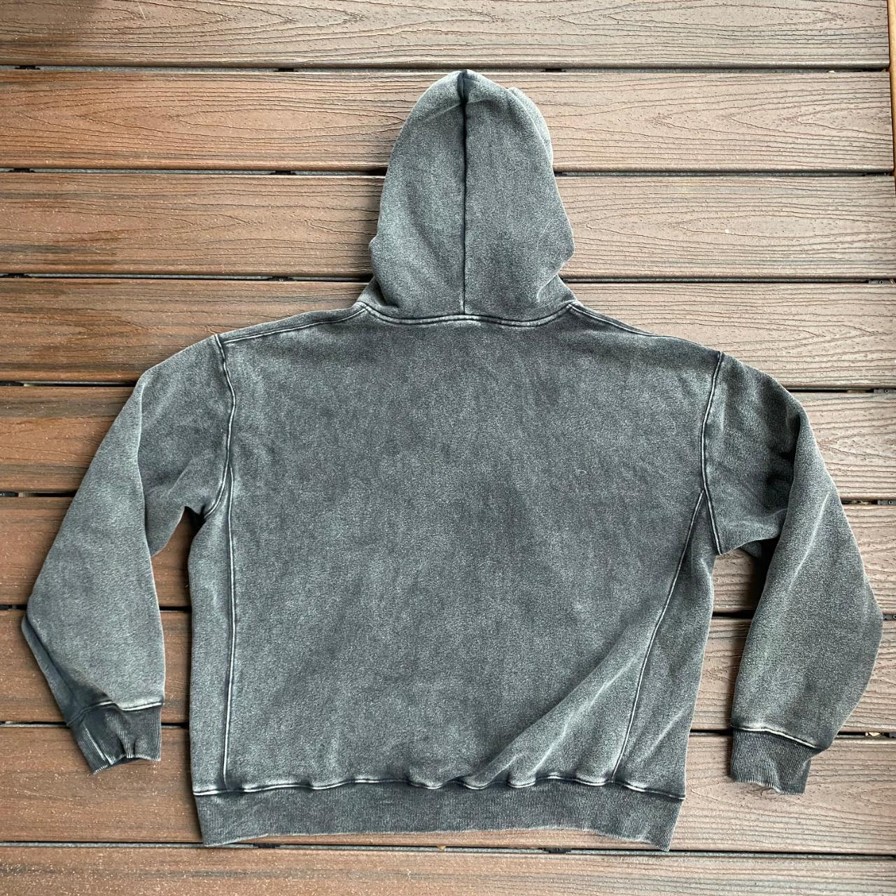 Acid wash hoodie Relaxed fit - Depop