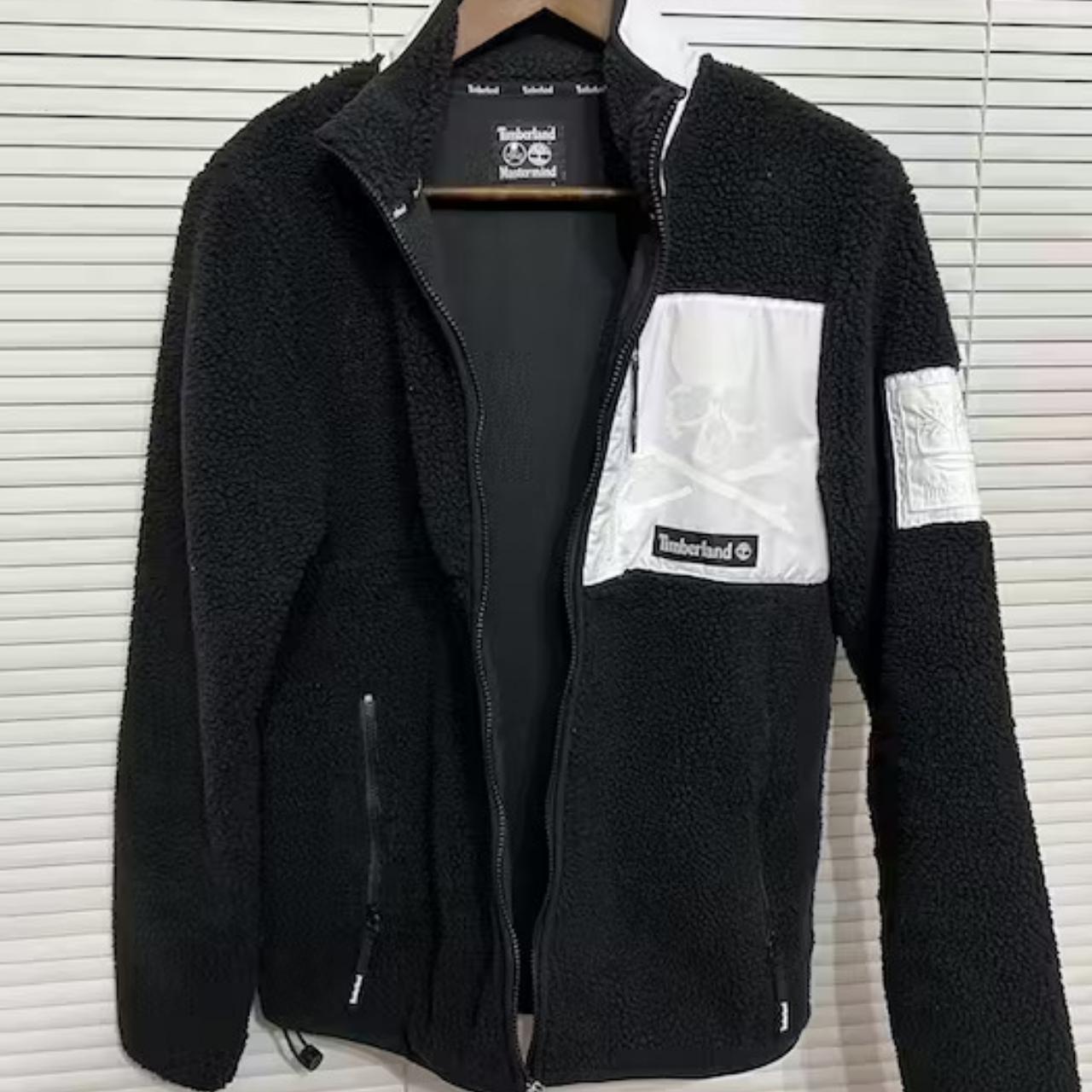 Rare Mastermind X Timberland Fleece jacket Skull... - Depop