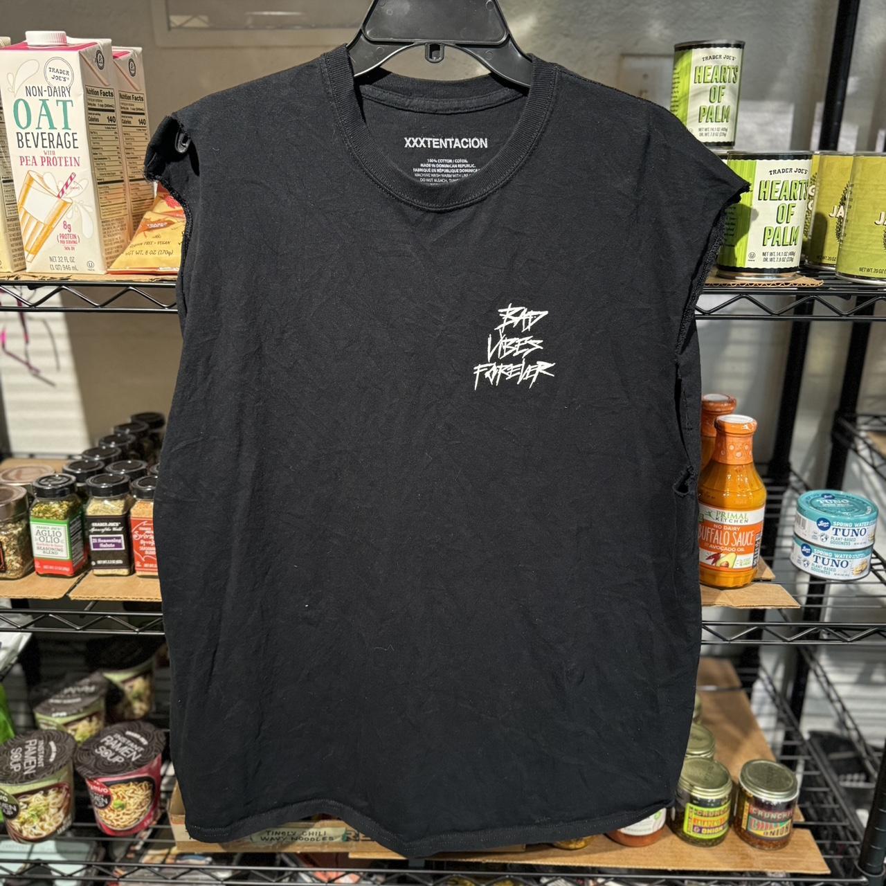 Reworked Xxxtentacion Bad Vibes Forever Muscle Shirt Depop