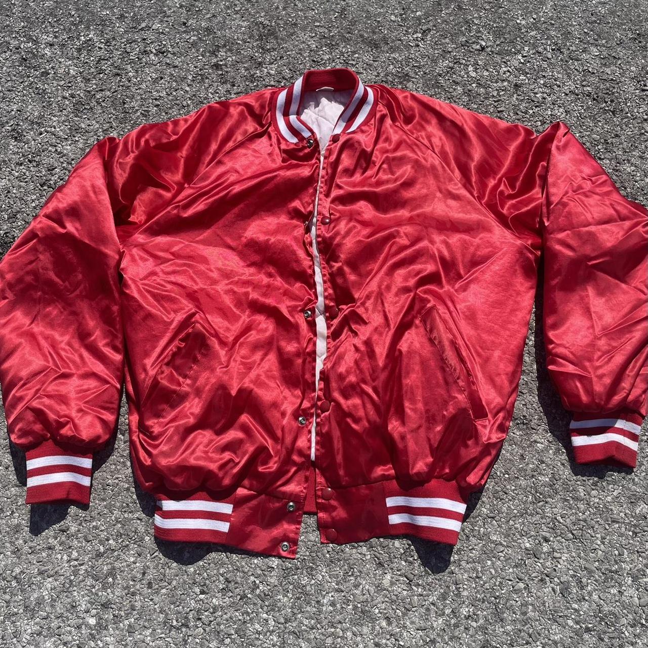 Vintage 80’s Bomber Jacket, size XL Has a back... - Depop