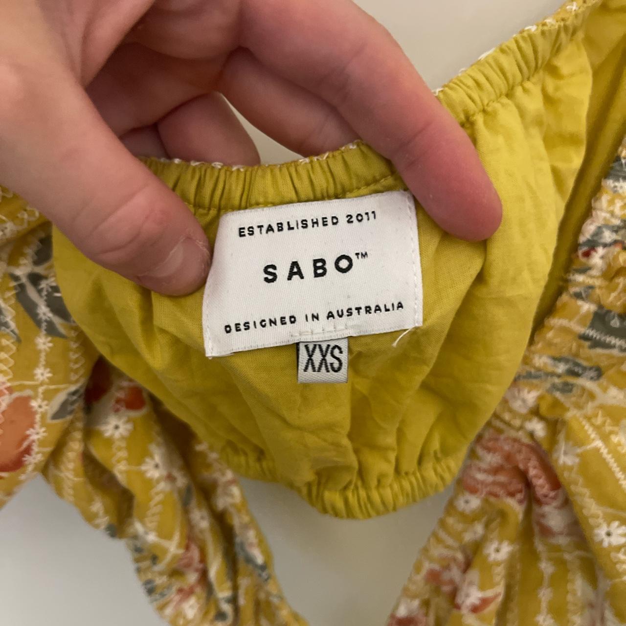 Sabo Skirt mini cut out floral dress | Size: XXS |... - Depop