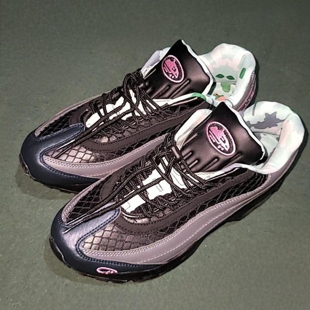 Nike air Max 95 corteiz pink beam size 7.5 no box no... - Depop