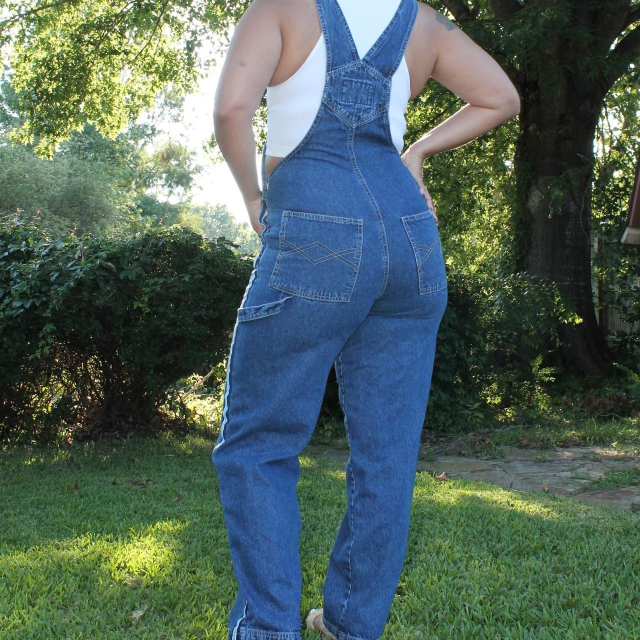 1989 Revolt Clothing Denim Overalls In absolute... | Depop