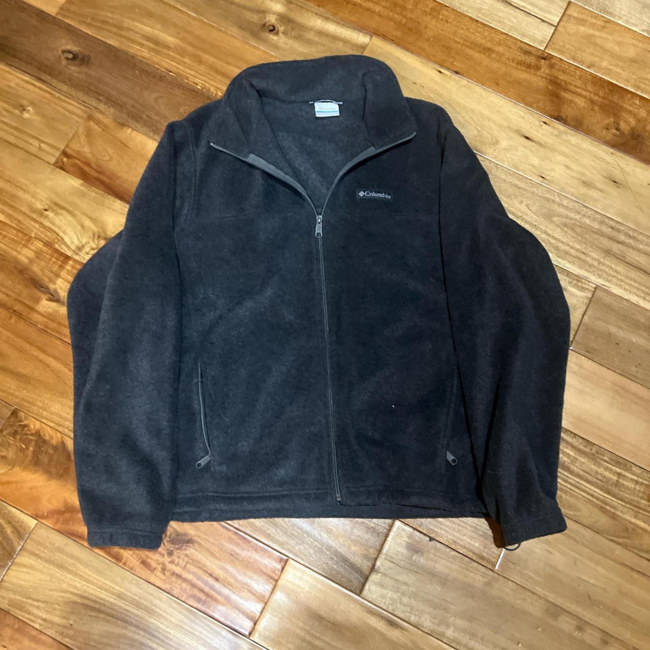 nice L columbia fuzzy zip up comfy asf #vintage - Depop