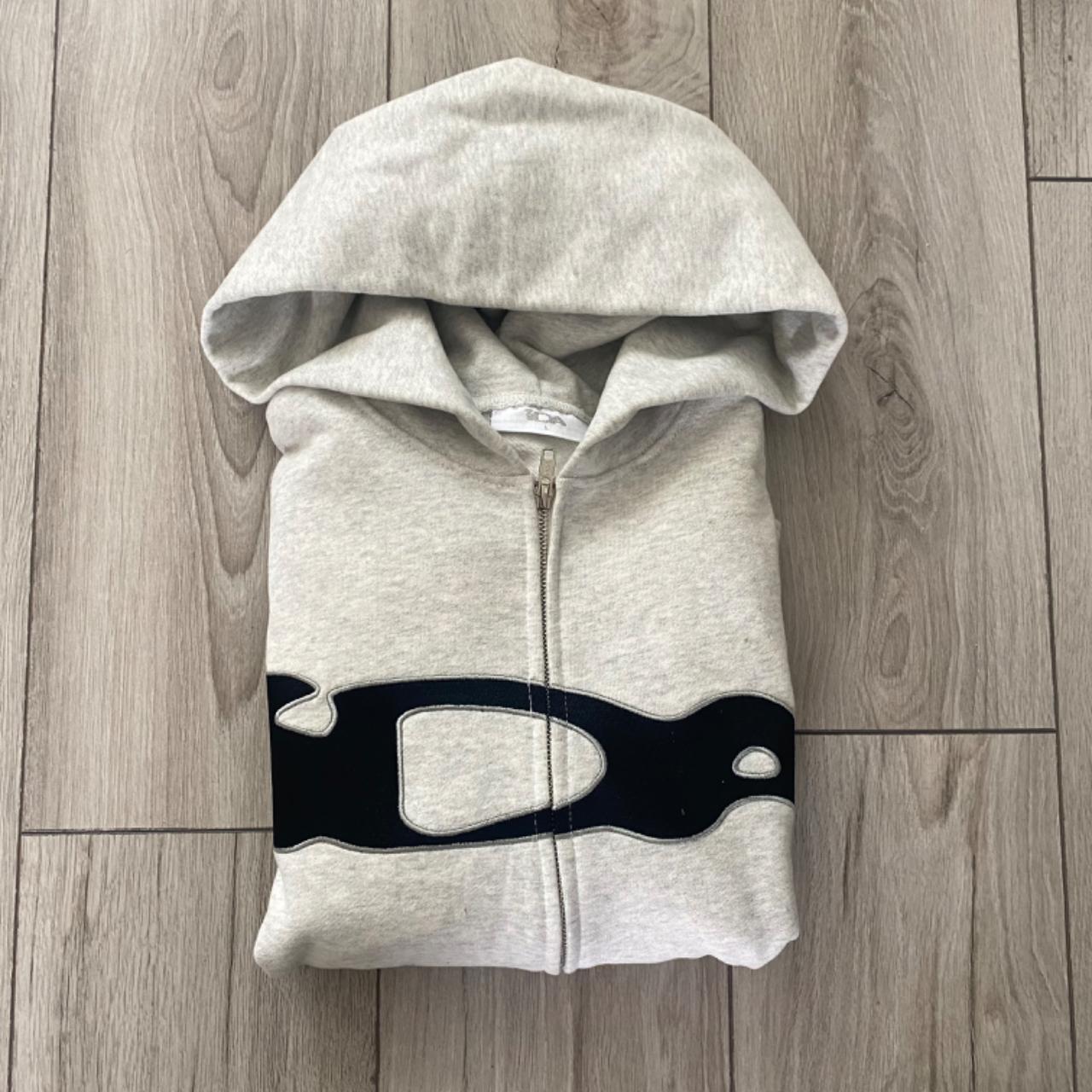 IDA Supply Zip Up Hoodie - Grey (L) - don't need to... - Depop