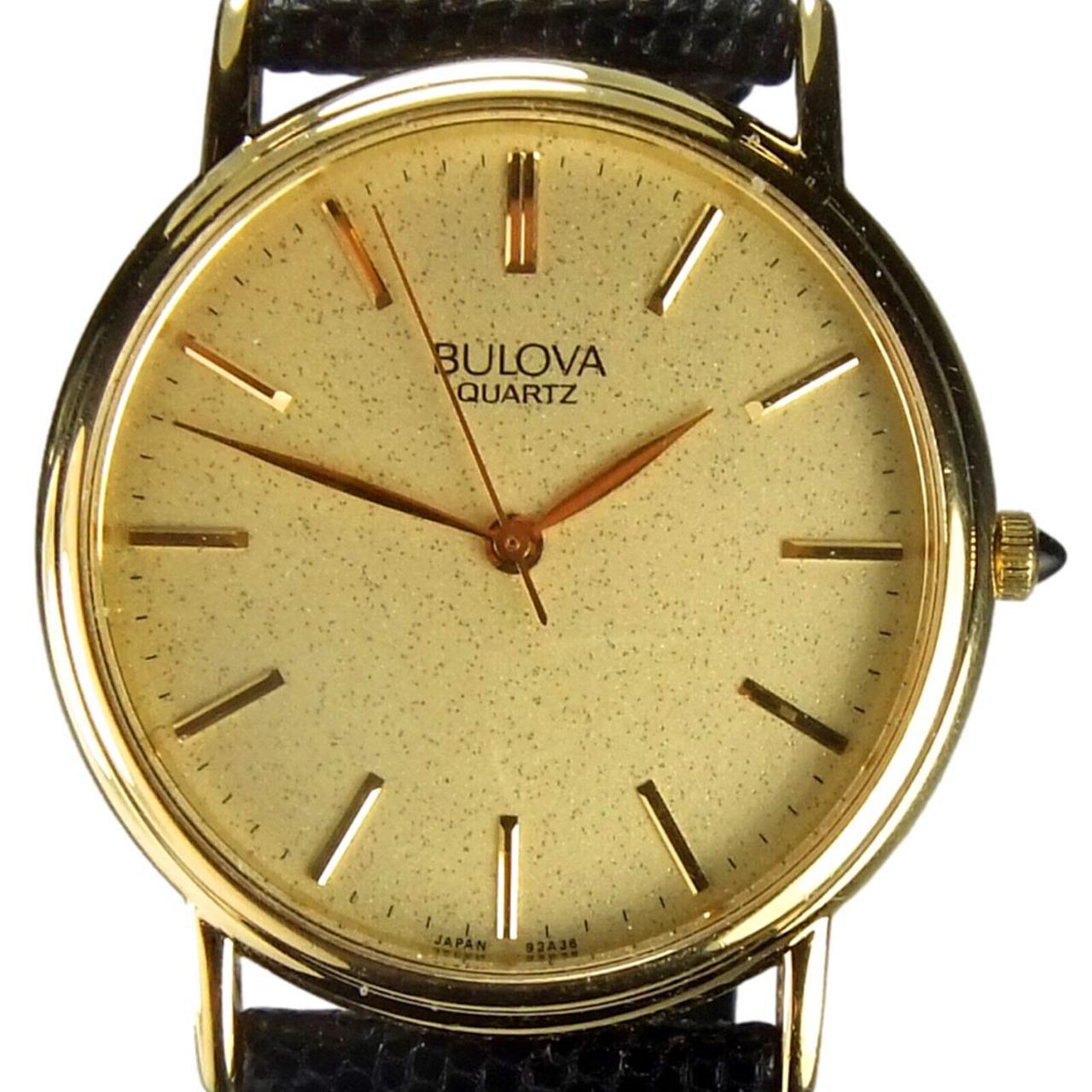 BULOVA Round Case Gold Color Men’s Watch and New... - Depop