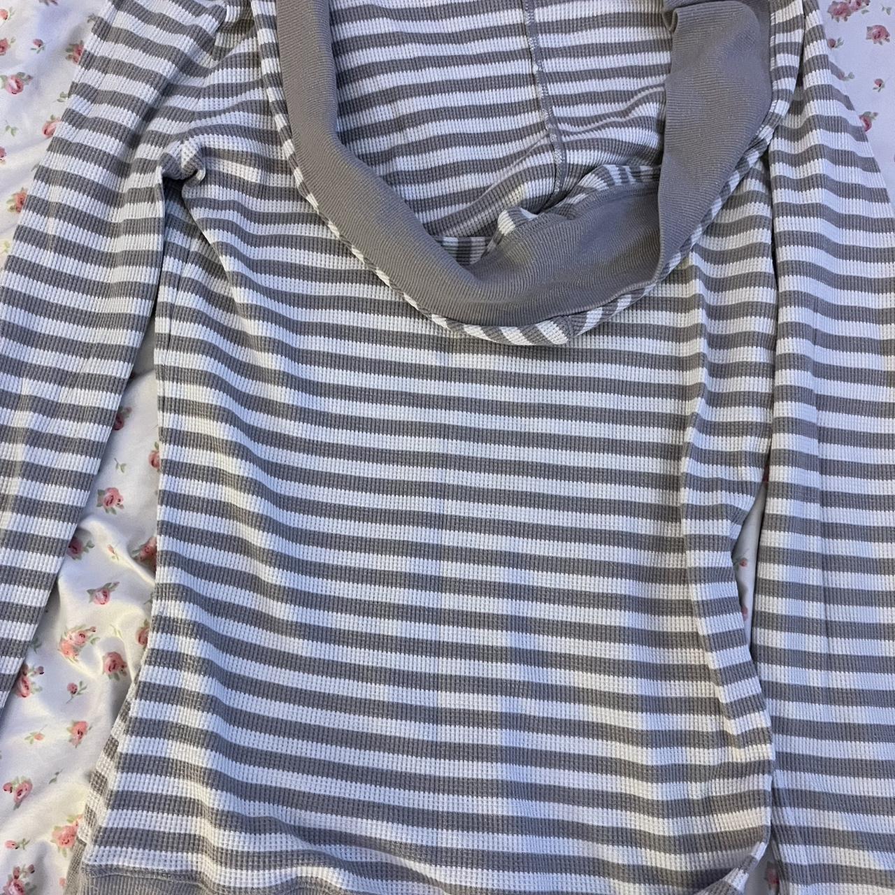 american eagle outfitters sweater hood at the... | Depop