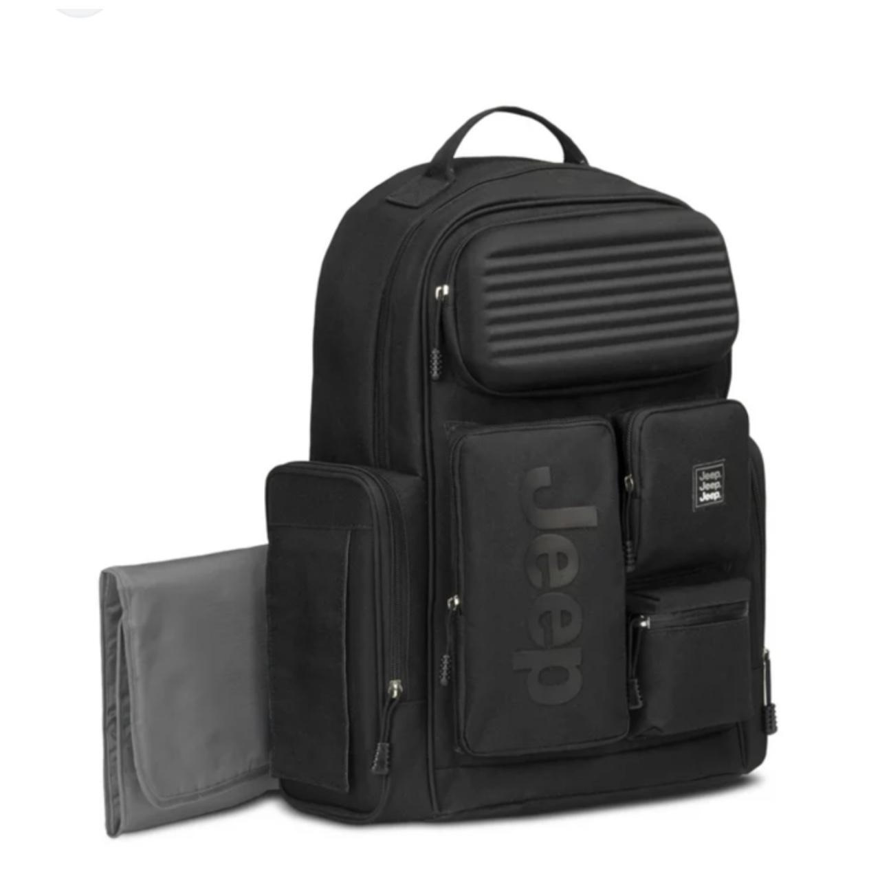 Jeep backpack black #jeep - Depop