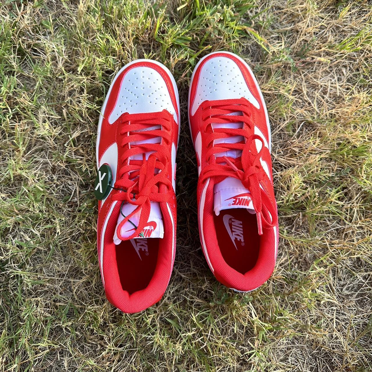 Air Jordan 1 Dunk Lows “University Red” Woman U.S... - Depop