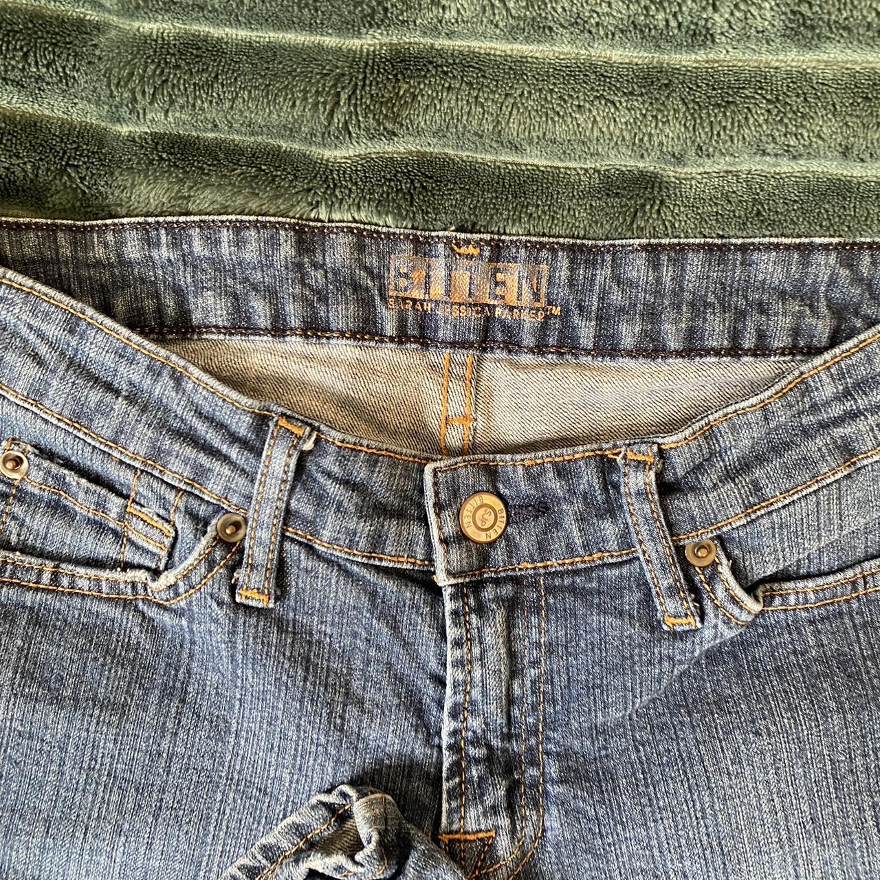BITTEN bootcut jeans. estimated size 0-2. no stains... - Depop