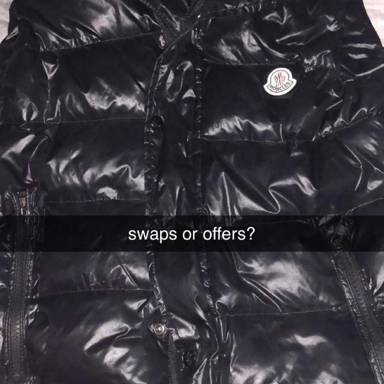 medium moncler bodywarmer only warn a few times - Depop