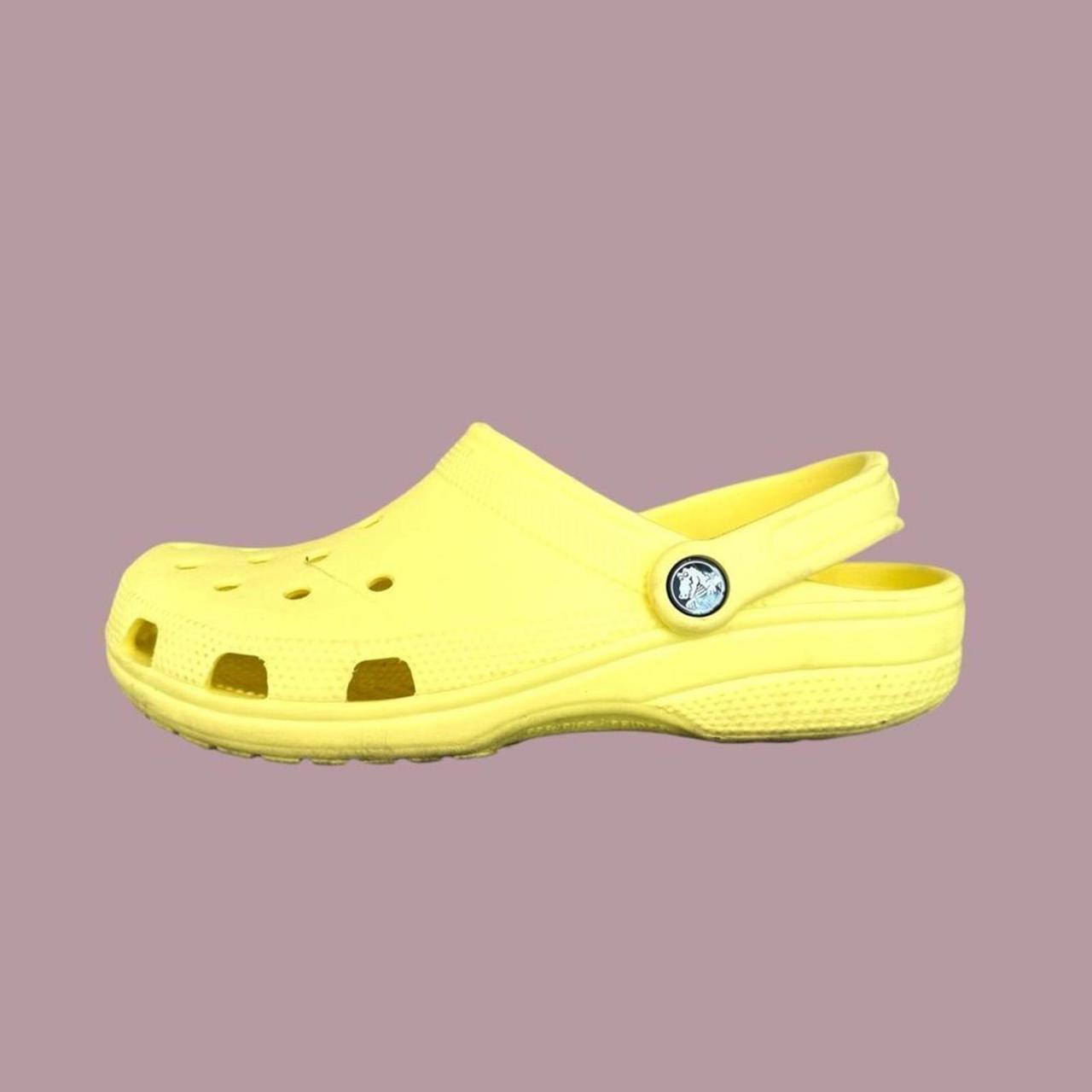 CROCS Adults' classic clogs in Acidity Size M7... | Depop