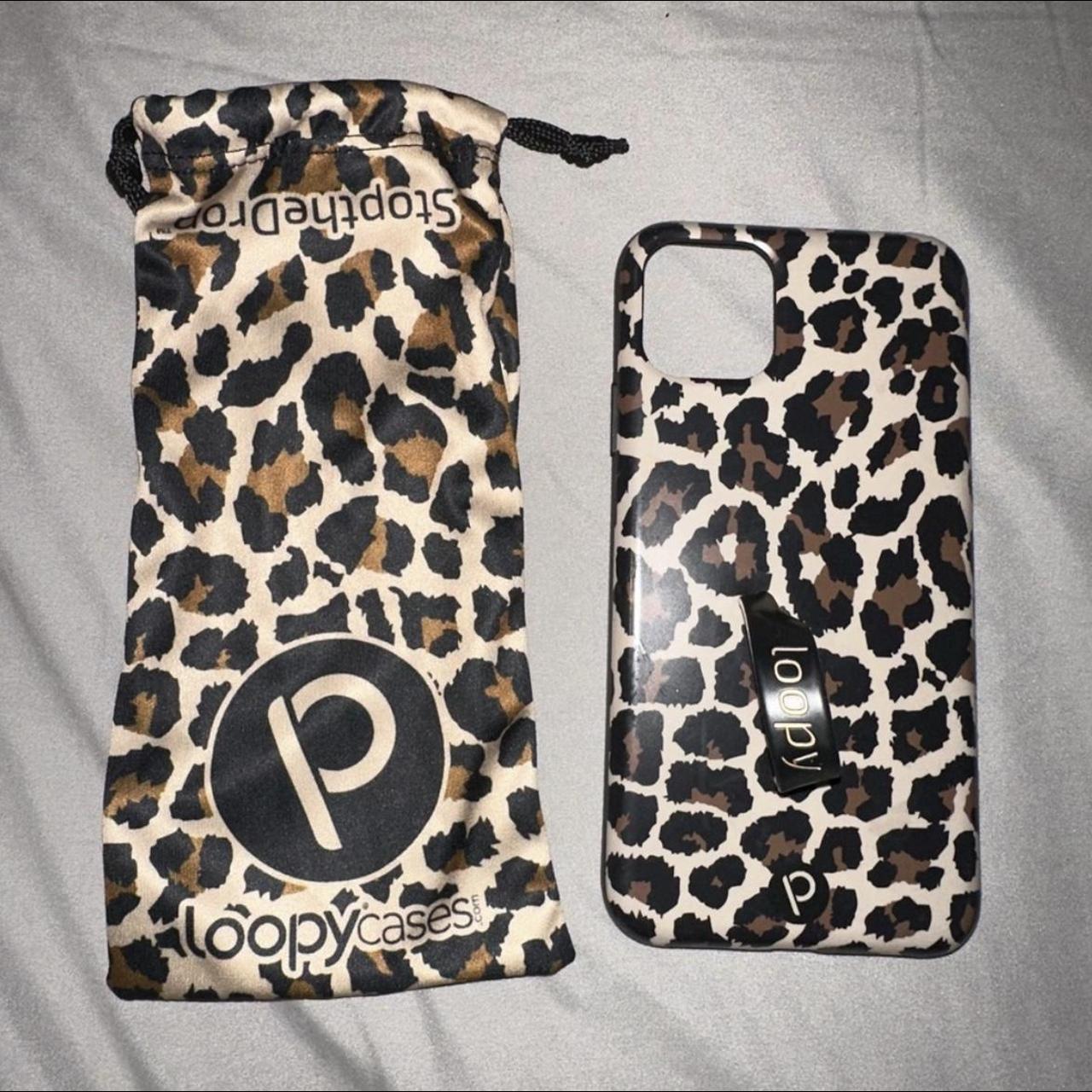 Cheetah Loopy case. small part slightly melted, can... - Depop